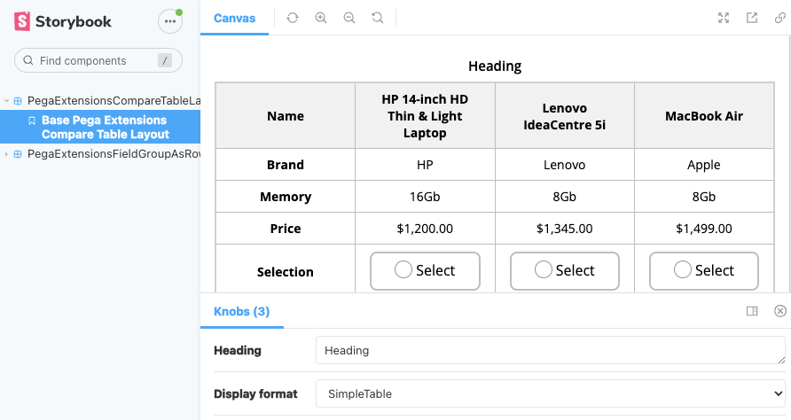 How To Implement The Compare And Select Pattern In Constellation Ui